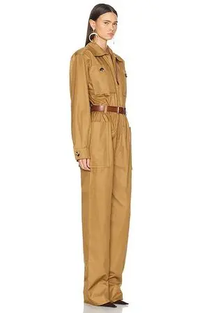 Saint Laurent Long Sleeve Jumpsuit