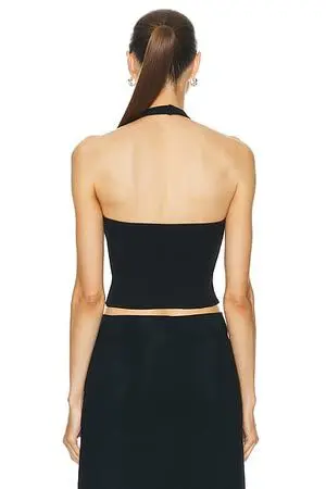 Eterne Halter Top - Black