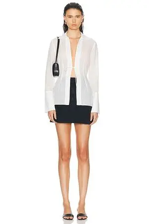 AGOLDE Becker Mini Skirt
