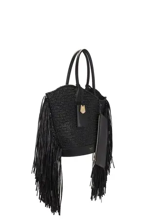 FERRAGAMO Fringe Cutout Tote Bag