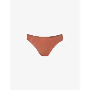 SLOGGI Zero Feel 2.0 Stretch-jersey Tanga Briefs S Burnt Henna