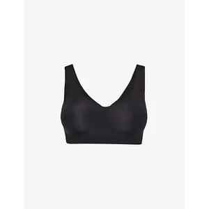 SLOGGI Zero Feel 2.0 Stretch-jersey Bralette - Black