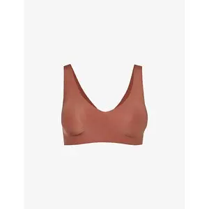 SLOGGI Zero Feel 2.0 Stretch-jersey Bralette S Burnt Henna