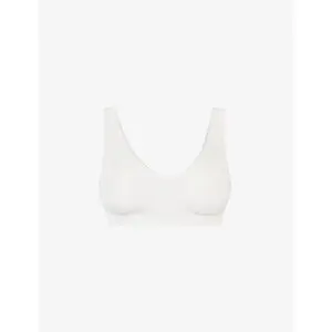 SLOGGI Zero Feel 2.0 Stretch-jersey Bralette - Silk White