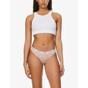 Calvin Klein Modern Branded Stretch-lace Briefs
