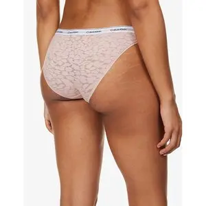Calvin Klein Modern Branded Stretch-lace Briefs