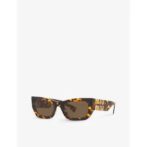 Miu Miu Mu 09ws Rectangular Sunglasses