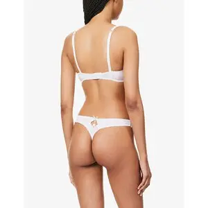 AUBADE Lovessence Floral-embroidered Lace Underwired Bra