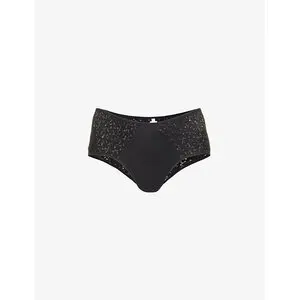 Chantelle Norah Stretch-lace Shorty Briefs - Black