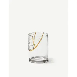 SELETTI Kintsugi Glass And Gold Tumbler - None