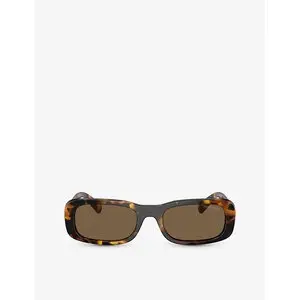Miu Miu Mu 08zs Rectangle Sunglasses