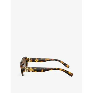 Miu Miu Mu 08zs Rectangle Sunglasses