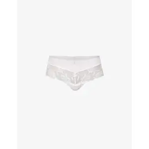 AUBADE Lovessence Mid-rise Stretch-woven Briefs - Blanc