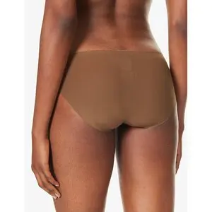 Chantelle Soft Stretch Seamless One-size Brazilian Briefs - Cocoa
