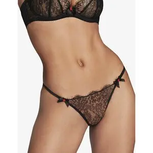 Agent Provocateur Lorna Low-rise Lace Briefs - Black