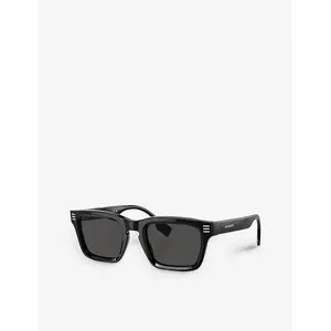 Burberry Be4403 Rectangle-frame Sunglasses - Black