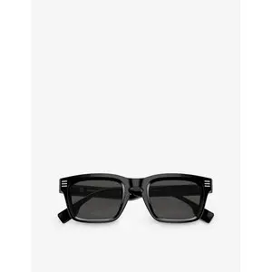 Burberry Be4403 Rectangle-frame Sunglasses - Black