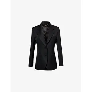 Victoria Beckham Single-breasted Woven-blend Blazer