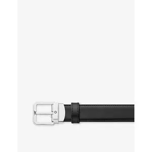 Montblanc Logo-engraved Reversible Leather Belt