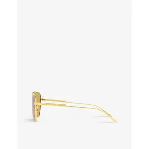 Bottega Veneta Bv1012s Pilot Sunglasses