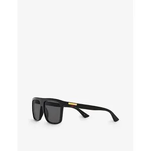Gucci Gg0748s Rectangular Sunglasses
