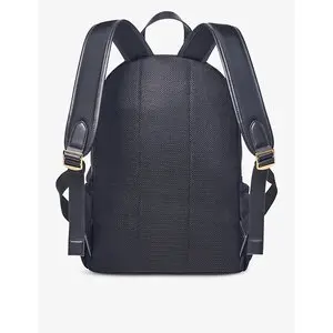 ASPINAL OF LONDON Logo-embellished Woven Backpack