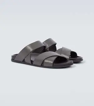 Manolo Blahnik Inezmu Leather Sandals