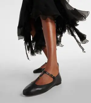 Chloé Marcie Leather Flats
