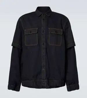 Sacai Single Breasted Overshirts For Men