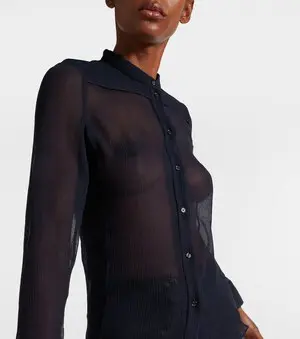 Chloé Silk Chiffon Shirt