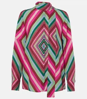 Geometric Print Blouses