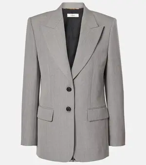 Chloé Wool Blazer - Grey