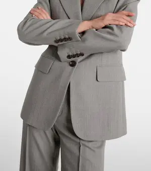 Chloé Wool Blazer - Grey