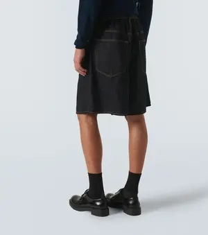 Sacai Denim Bermuda Shorts