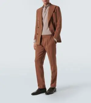Zegna Cotton Polo Sweater - Neutrals