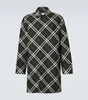 Burberry Check Print Raincoat - Multicoloured