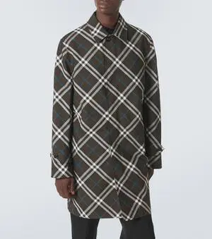 Burberry Check Print Raincoat