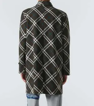 Burberry Check Print Raincoat