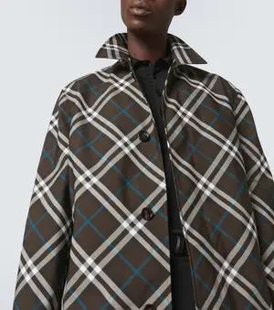 Burberry Check Print Raincoat