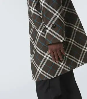 Burberry Check Print Raincoat
