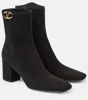 Valentino Garavani Square Toe Booties