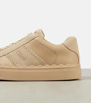 Chloé Lauren Leather Sneakers
