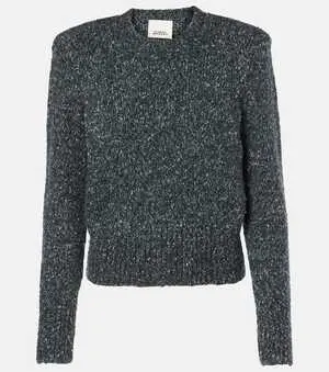 Isabel Marant Kalogb Off-shoulder Sweater