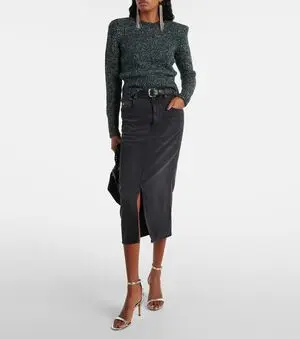 Isabel Marant Étoile Kalogb Off-shoulder Sweater