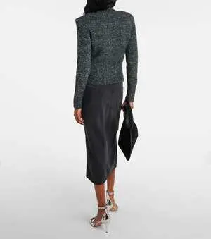 Isabel Marant Kalogb Off-shoulder Sweater