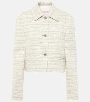 Valentino Garavani Mossi Cotton-blend Jacket