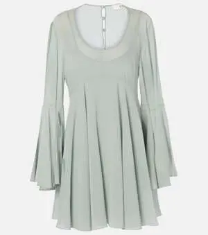 Chloé Silk Chiffon Mini Dress