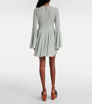 Chloé Silk Chiffon Mini Dress