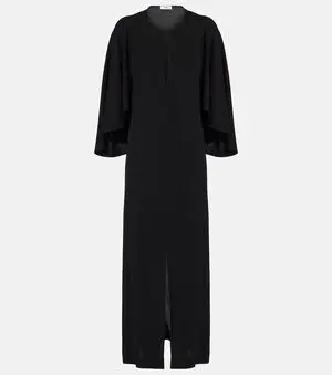 Chloé Caped Gown - Black