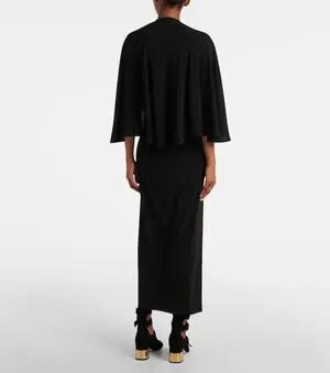 Chloé Cape Effect Gown